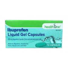 H One Ibuprofen Regular 200MG Caplets 72's – The Boardwalk Pharmacy